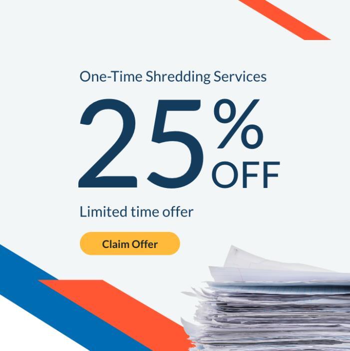 Shred-it's secure shredding process for on site and off site shredding